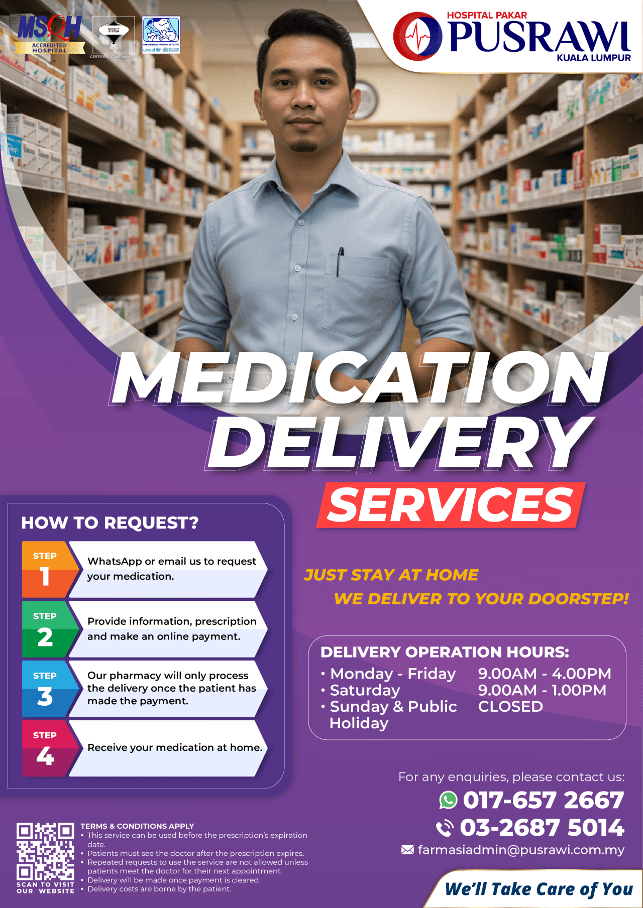 Pakej Pemeriksaan Kesihatan | Hospital Pakar PUSRAWI Kuala Lumpur