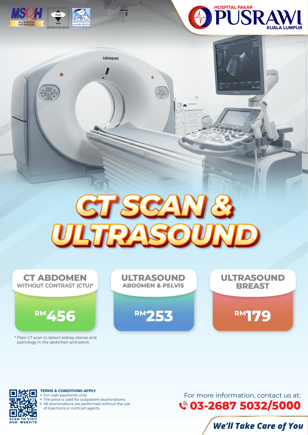Pakej Pemeriksaan Kesihatan | Hospital Pakar PUSRAWI Kuala Lumpur